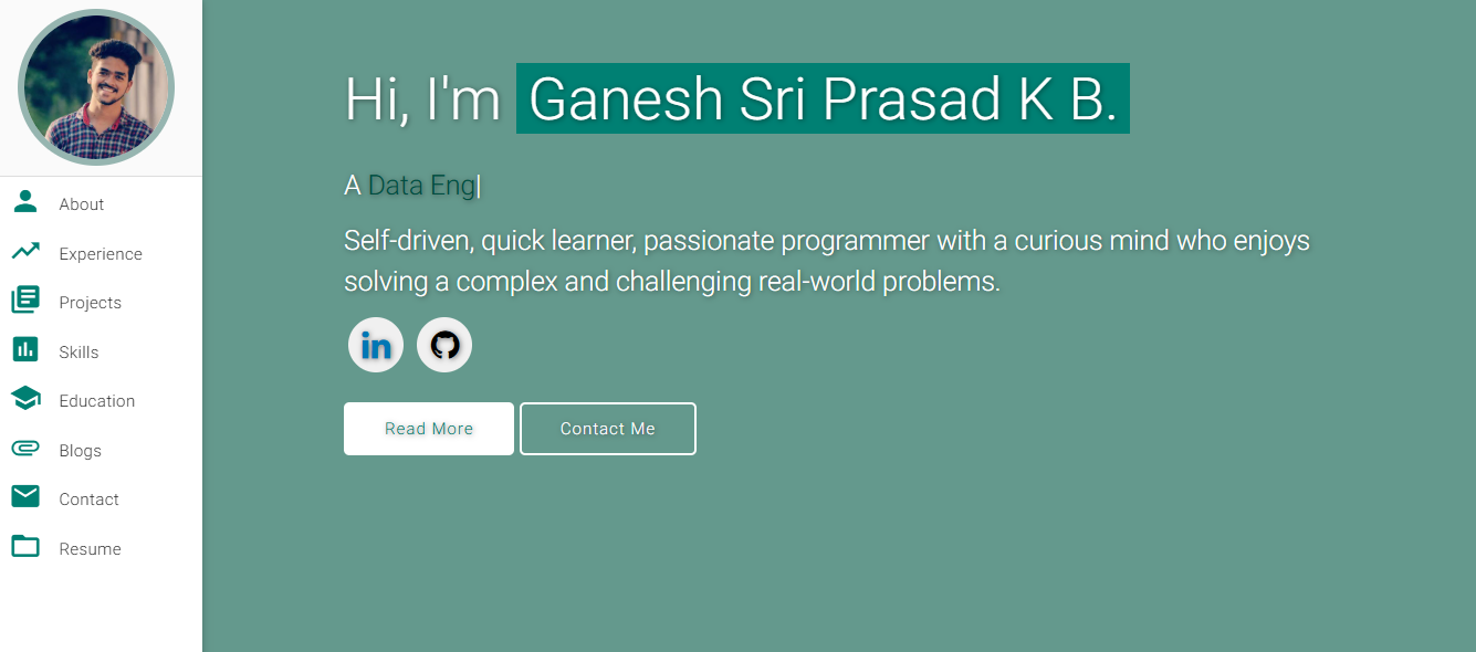 Ganesh Sri Prasad K B | Software Developer